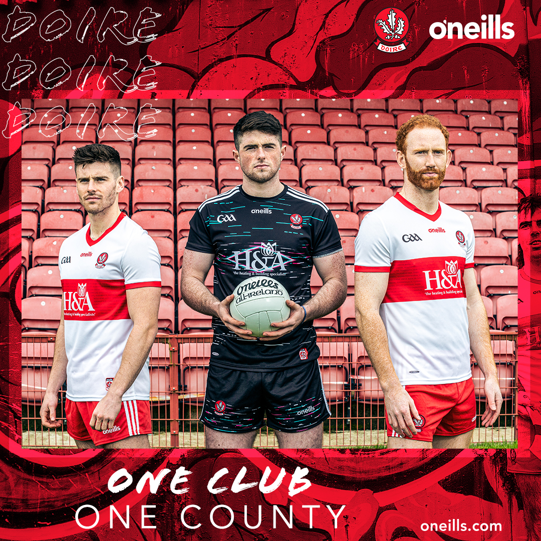 New Derry GAA Jersey for 2021 Unveiled - Derry GAA | Doire CLG